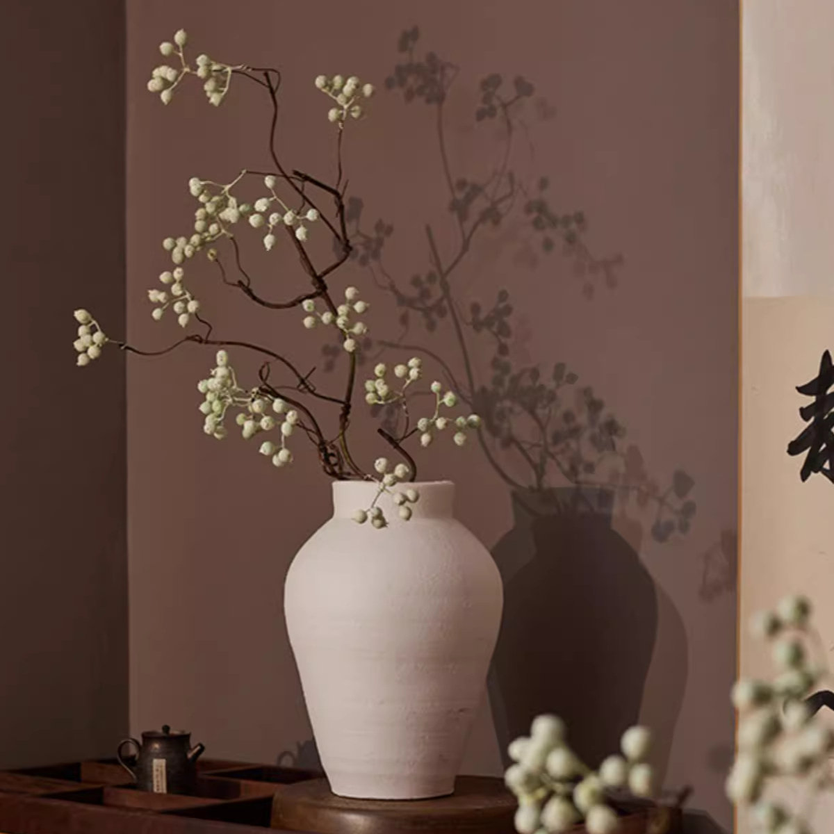 Ophelia & Co. Zen Style Light Green Berry Stem 37.8" Tall | Joss & Main